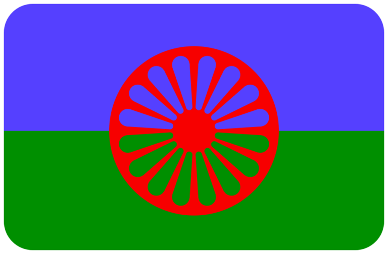 L'emoji officiel du drapeau gitan