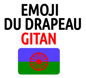 L'emoji officiel du drapeau gitan