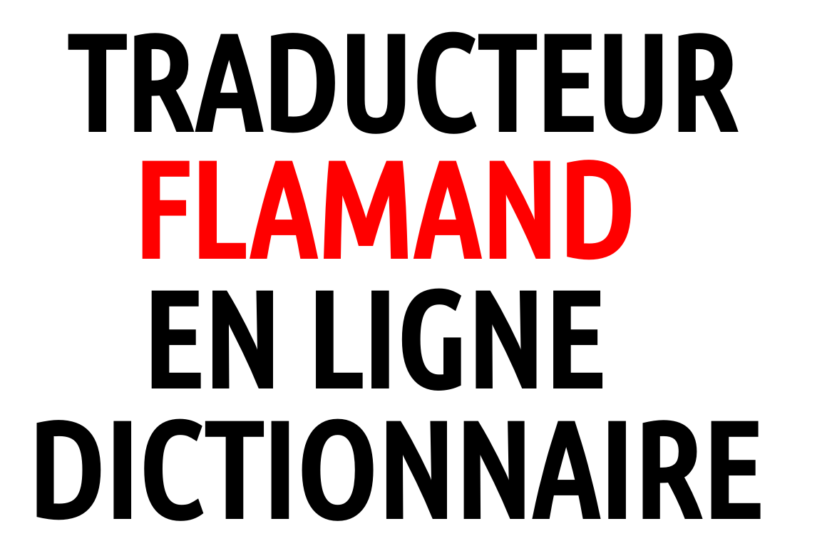 Le meilleur traducteur français-flamand en ligne